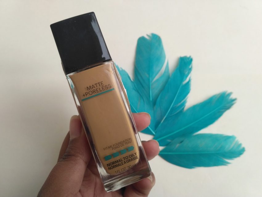 Maybelline Fit Me Matte Poreless Foundation Golden Caramel | Review